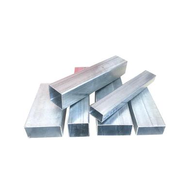 China Galvanized Steel Pipe Zinc Coated Square Section Pipe For Construction Low Price for sale