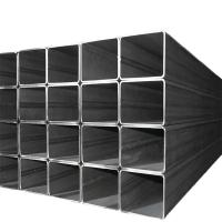 China Hot Dipped Large Diameter Galvanized Steel Square Pipe Rectangular Steel Construction Tube for sale
