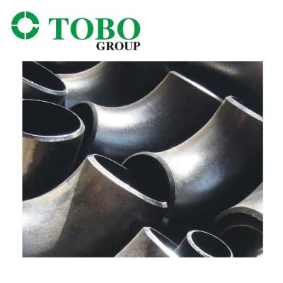 China TOBO A234 Alloy Steel Pipe Fittings 90 Deg Elbow Seamless Carbon Steel Elbow for sale
