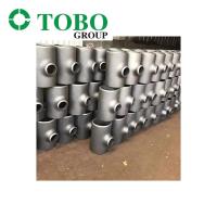 China Carbon Steel Alloy Steel Stainless Steel Tee Fittings for Welding Long Straight Tee for sale