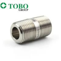 China ANSI/ASME Stainless Steel Carbon Steel Threaded Nipple Customizable Sizes & Material Industrial Grade for sale