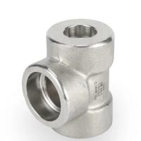 China ASME B16.11 NPS3 #3000 NPT-F Threaded Equal Tee SA-182 F304L / SA-403 WP304L for sale