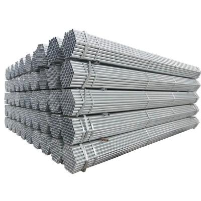 China Hot Dip Galvanized Steel Round Tube 12M 2mm Thickness Welded Carbon Steel Round Pipes for sale