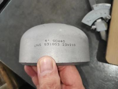 China Super Duplex Pipe Fittings Cap BW ASME B16.9 SMLS 4