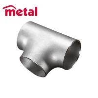 China Butt Welding Fitting Equal Tee A403 WP316 1” ASME B16.9 SCH10S - SCH160 for sale