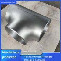 China Duplex Stainless Steel Butt Welding Fittings UNS S31803 Reducing Tee 3 X 2 ASME B16.9 for sale