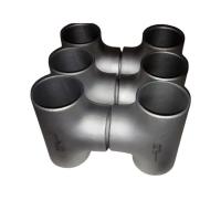 China Alloy Steel P11 Butt Welding Reducing Tee Cold Drawn Seamless Equal Tee Thick Wall for sale
