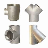 China Super Duplex Stainless Steel Straight Tee A312 UNS S32101 ASME B16.9 Butt Welding Fittings for sale