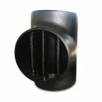 China High Quality Nickel Alloy Barred Equal Tee ASME B16.9 4 Inch SCH20 Black Painting for sale