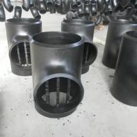 China Factory Price Nickel Alloy Barred Tee black painting Welding Equal Tee 4 Inch Sch40 for sale
