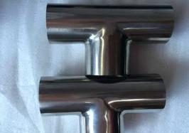 China Super Duplex Stainless Steel Straight Tee A312 UNS S32101 ASME B16.9 Butt Welding Fittings for sale
