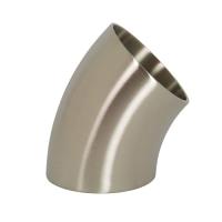 China Metal Nickel Alloy Inconel 600 45 Degree Butt Welding Elbow  ASME B16.9 1 To 24 Inch Silver for sale