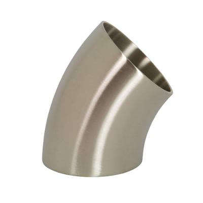 China Metal Nickel Alloy Inconel 600 45 Degree Butt Welding Elbow  ASME B16.9 1 To 24 Inch Silver for sale