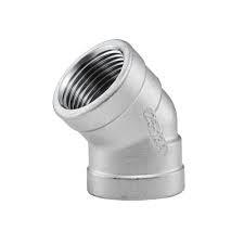 China Metal  Best Threaded Elbow 45 Degree Forged Fitting ASME B16.9 Customized Size Customized Color 1 To 24 Inch for sale
