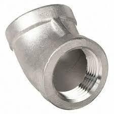 China ASME B16.9 Threaded Elbow LR/SR Customizable Angle Carbon Steel Stainless Steel NPS1/2