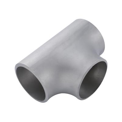 China Metal Factory Supplier Butt WeldingTee Standard 1/2-24 Inch For Pipe Fittings for sale