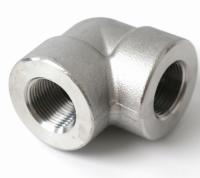 China ANSI/ASME Stainless Steel Carbon Steel Threaded Elbow Customizable Sizes & Material  Industrial Grade for sale