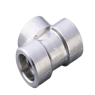 China ASME B16.9 Threaded Tee Variable Sizes Range From NPS1/2