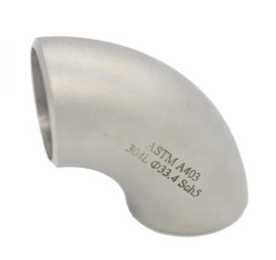 China METAL High Quality Elbow Food Grade Sanitary Stainless Steel 90 Degree Long Elbow Pipe Fittings Elbow for sale