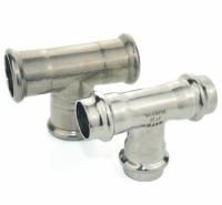 China ASTM A815 WPS32750 SAF 2507® Super Duplex Stainless Steel Butt Weld Equal/Reducing Tee for sale