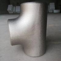 China ASTM A815 WPS32750 SAF 2507® Super Duplex Stainless Steel Butt Weld Equal/Reducing Tee for sale
