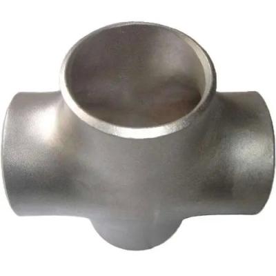China ASME B16.9 Butt Welding Cross Water Oil Pipe System Customizable Material NPS 1/2