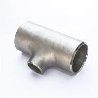 China ASTM A312 Super Duplex Stainless Steel Reducing Tee, UNS S31254 (254SMO) for sale