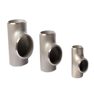 China ASTM A312 316 Stainless Steel Equal Tee, Seamless Butt Weld Pipe Fittings for sale