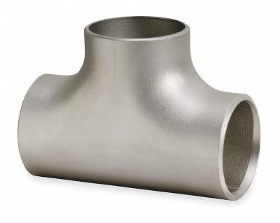 China ASTM A312 304 Stainless Steel Seamless Equal Tee, Butt Weld Pipe Fitting for Industrial Pipeline for sale