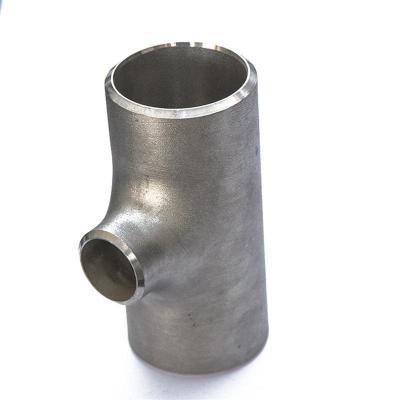 China Stainless Steel Butt Weld Reducing Tee, ASME B16.9 Standard Pipe Fitting for Oil & Gas for sale