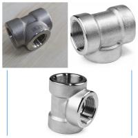 China High-quality ASME B16.9/ASTM A403 WP316 304 SS Stainless Steel Thread Equal Diameter Tee for sale