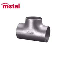 China Duplex Stainless Butt Welding Equal Tee ASTM A815 UNS S31803 for sale