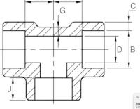 China Duplex Stainless Steel Pipe Fittings Socket Welding Equal Tee A815 UNS S31803 for sale