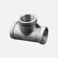 China Duplex Stainless Steel Pipe Fittings Threaded Straight Tee A182 F51 ASME B16.11 for sale