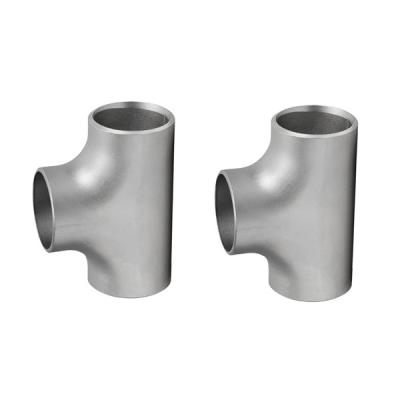 China Duplex Stainless Steel Pipe Fittings Socket Welding Straight Tee A182 F317 for sale