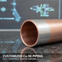 China Customized Wall Thickness Copper Nickel Pipe for Heat Transfer Systems and Seawater Cooling Applications for sale