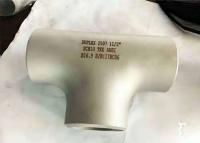 China Super Duplex Stainless Steel Fittings 904L UNS N80904 Silver Tee ANSI B16.9 for sale