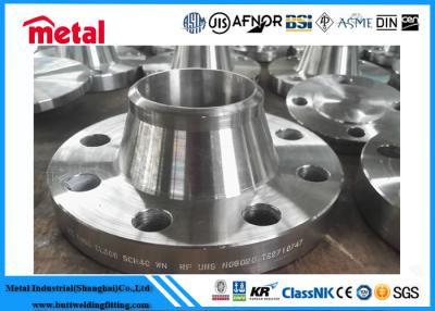 China UNS N08020 Nickel Alloy Pipe fittings Welding Neck Flange WN RF 3'' SCH 40 150# for sale