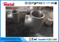 China Alloy 825 Nickel Alloy Pipe Fittings Equal Tee For Oil Gas Sewage Transport for sale