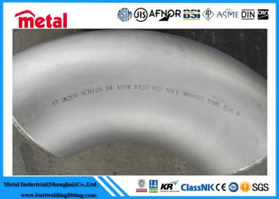 China Alloy C276 Pipe Fittings Nickel Alloy 90 Deg Long Radius Elbow ASME B 16.9 for sale