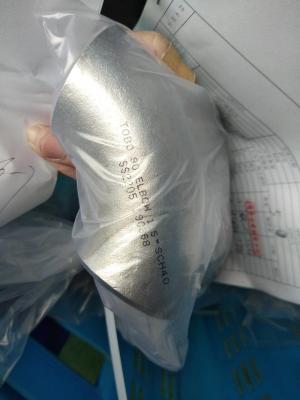 China ASTM A234 90 Degree LR 8'' Nickel Alloy Elbow Pipe Fitting Sch80 Round Head Code for sale