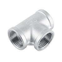 China Forging Stainless Steel Double / Single Metal Pipe Tee For Shipbuilding for sale