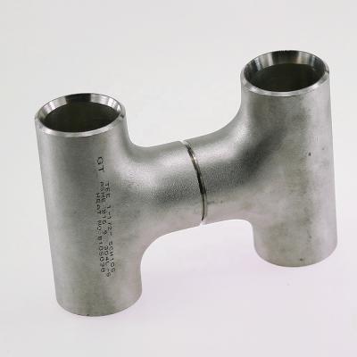 China API DIN AISI Super Duplex Butt Weld Pipe Fittings Equal Tee Reducing Shape for sale