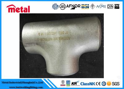 China Nickel Alloy Pipe Butt Welding Tee Incoloy 800HT UNS N08811 ASME B16.9 for sale