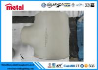 China Round Seamless Stainless Steel Equal Tee Alloy C Pipe Fittings for sale