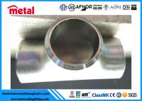 China Butt Welding Fittings Seamless Nickel Alloy 825 Equal Tee ASME B 16.9 for sale