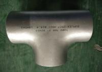 China ASME Butt Welding Connection Alloy Steel Pipe Fittings Round Tee for sale