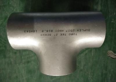 China ASME Butt Welding Connection Alloy Steel Pipe Fittings Round Tee for sale