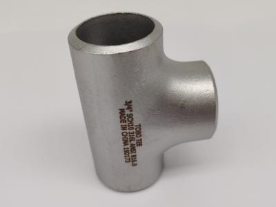 China ASTM ASME B16.9  3'' STD A403 WP304L Stainless Steel Pipe fitting Equal Tee for sale