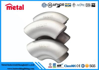 China Long Radius Galvanized Steel Pipe Fittings Incoloy 800 UNS N08800 90° Seamless Elbow for sale